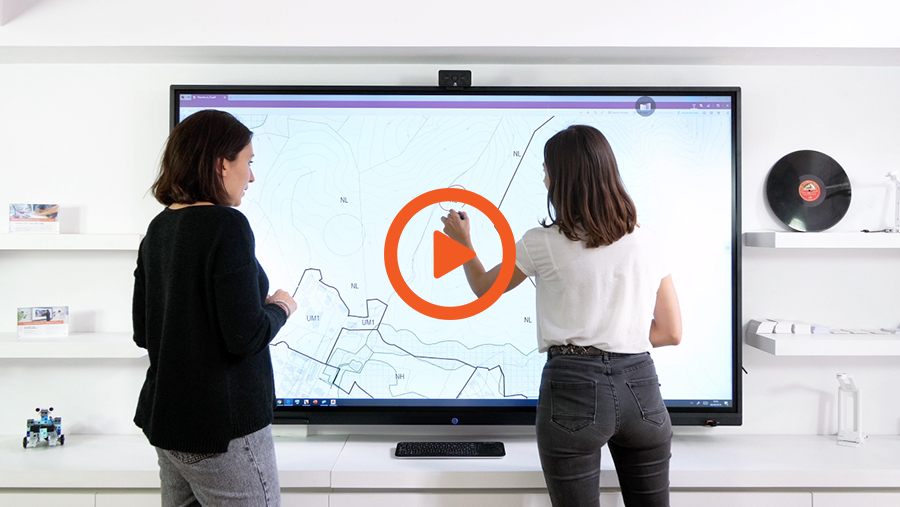 Écran interactif géant : ses avantages au bureau – Planete-bureau.fr